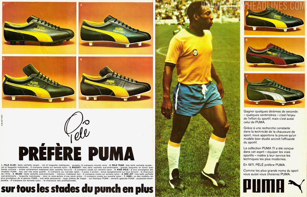 Pele Inspired: Yellow Puma King Platinum Neymar Signature Concept Boots ...