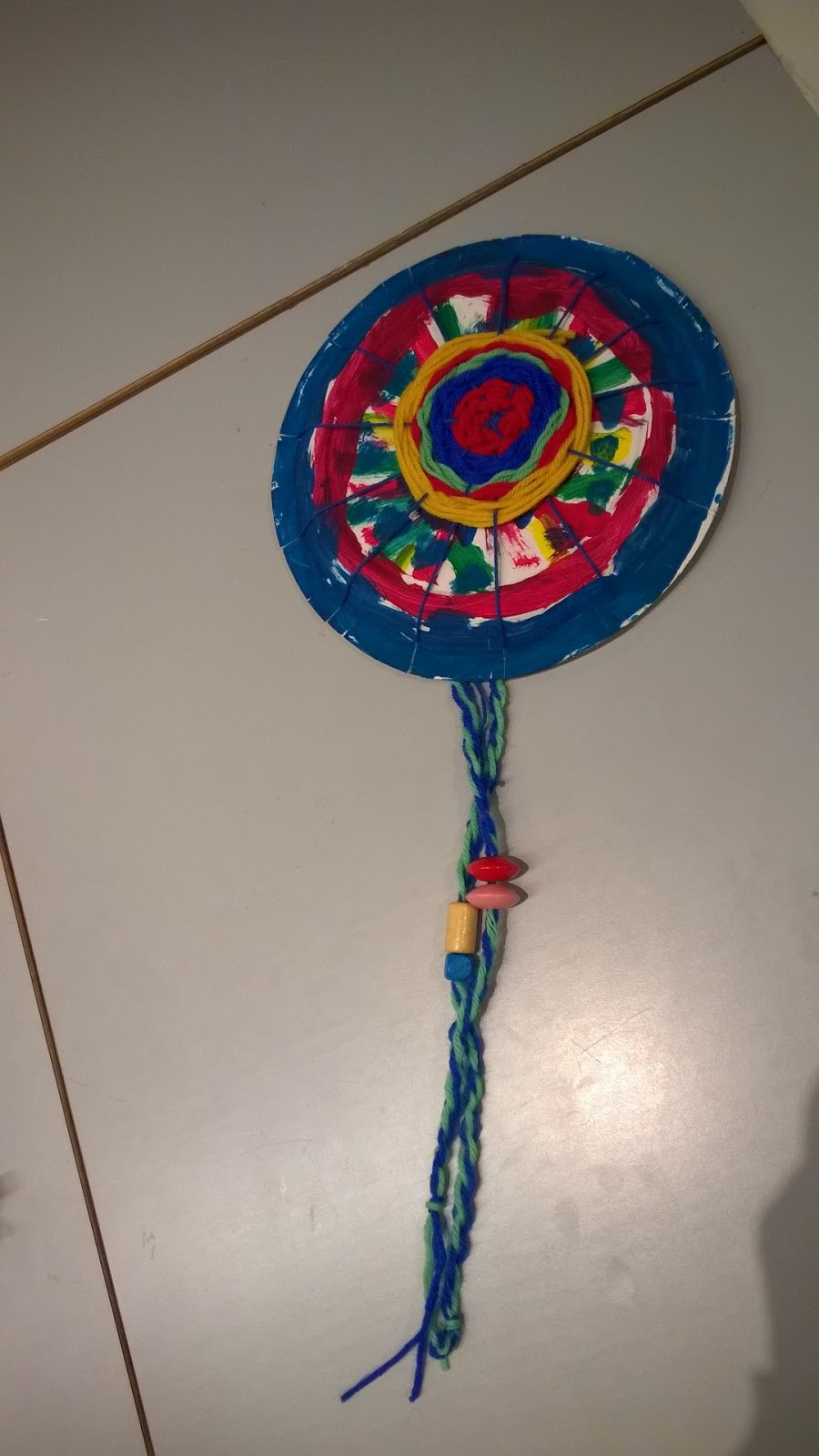 Kunst og håndverk Cicignon: Rundvev i samiske farger, ble en ...