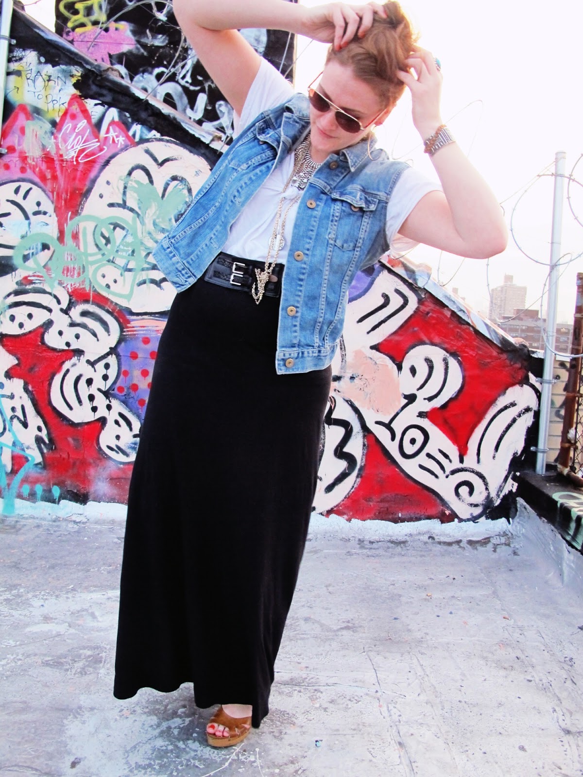 Red Lips & Bardot Hair: Skirt to the Maxi-mum: EBEW