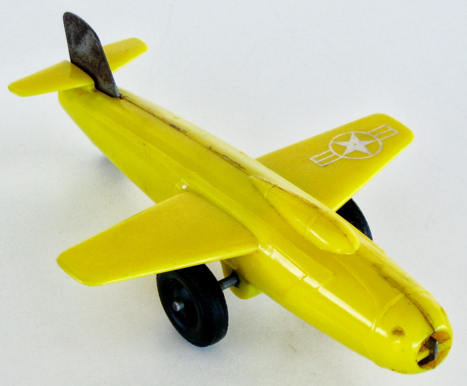 Toys and Stuff: Marx Pull Rudder Jet - NACA D-558-1 Skystreak?