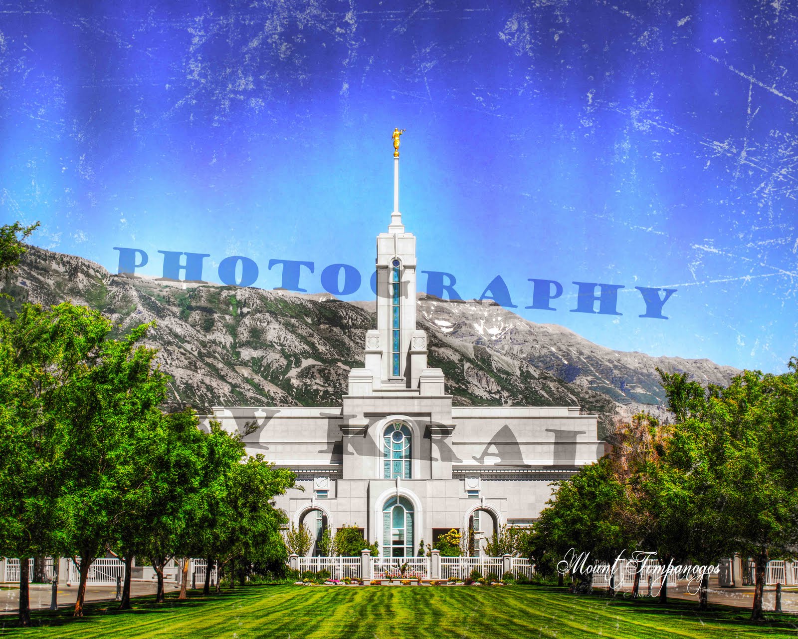 LDS Temple Photography: Mount Timpanogos Temple Picture