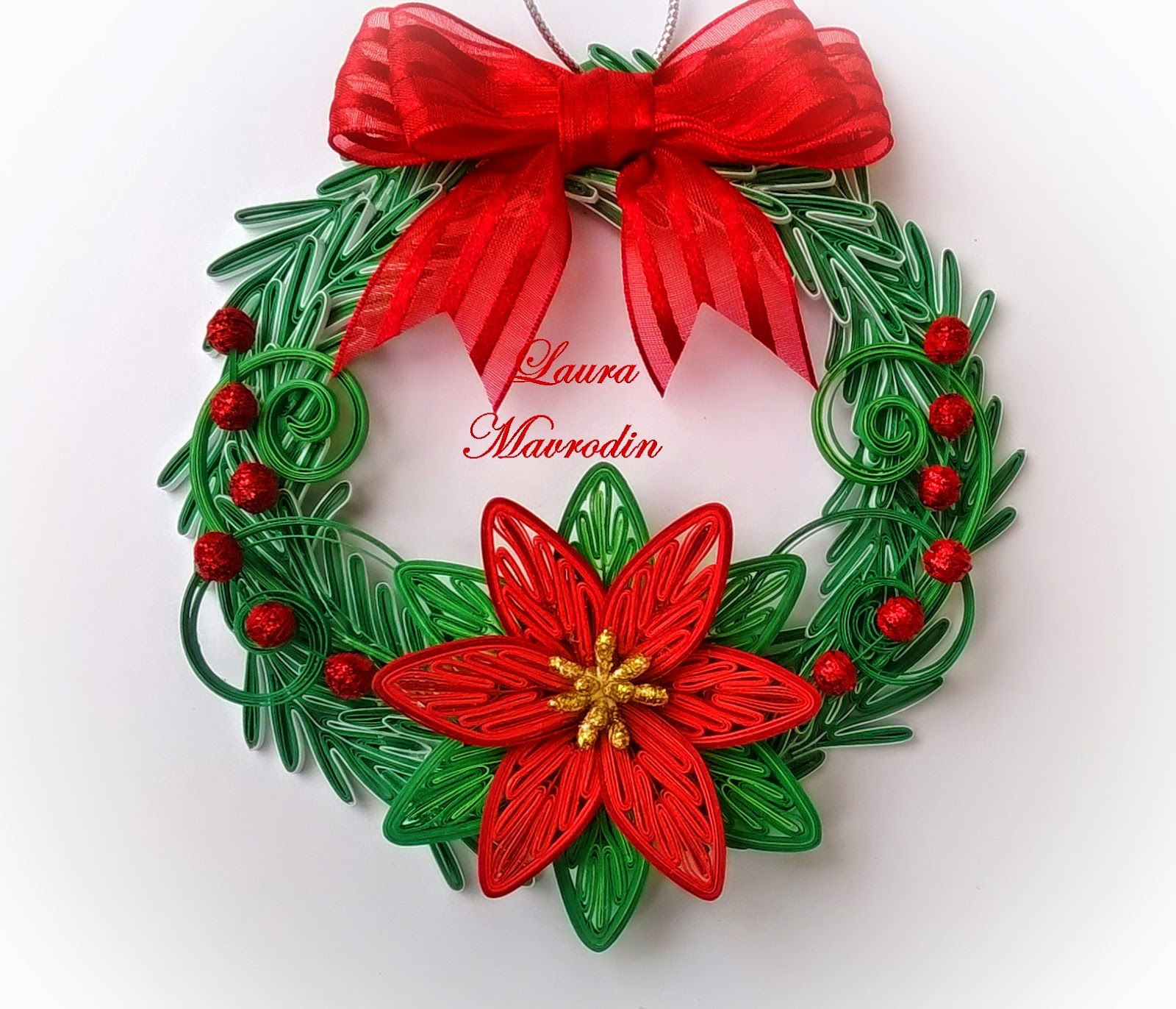 Quilling Christmas Wreath at Melissa Grady blog