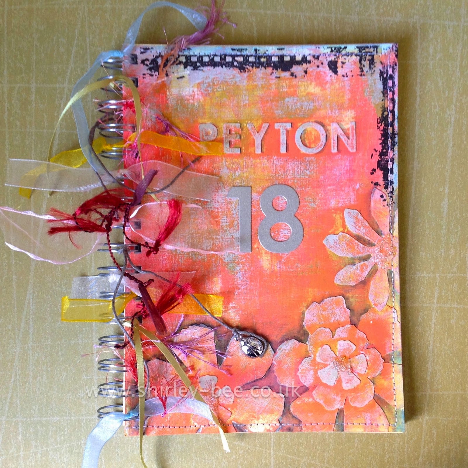 shirley-bee's stamping stuff: 18th Birthday Memory Book