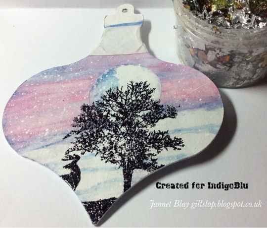 IndigoBlu Blog: Christmas Moon Baubles