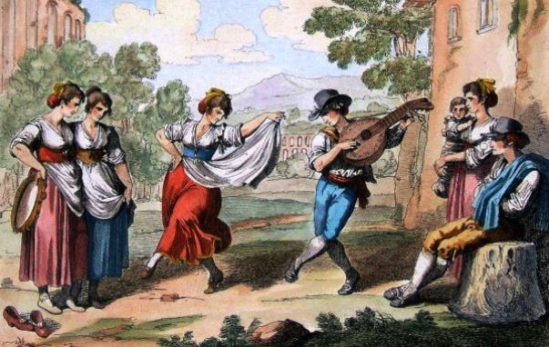 French Vocabulary Illustrated: rigodon