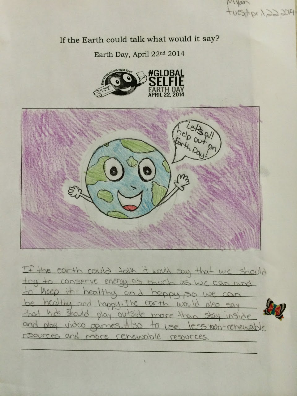 Mrs. Caluori's Classroom Blog: Earth Day - If the Earth could talk what ...