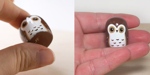 My Owl Barn: Jamie Ferraioli: Miniature Owl Figurines