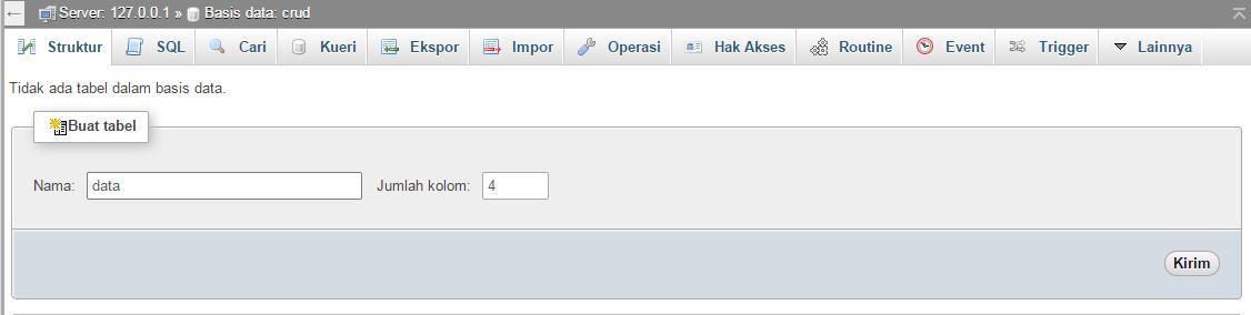 Tutorial CRUD Sederhana dengan PHP dan MySQL | cWost