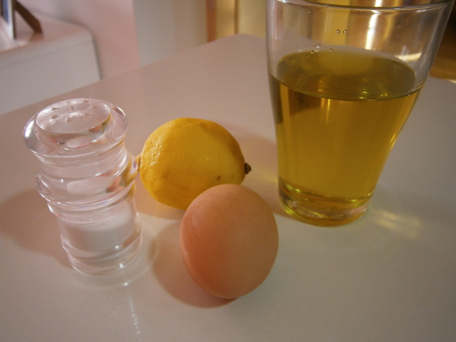 Mayonesa casera tradicional.