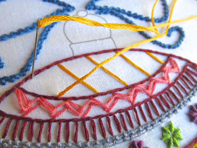 SweaterDoll - Allison Dey: Christmas Embroidery School - Lesson Four