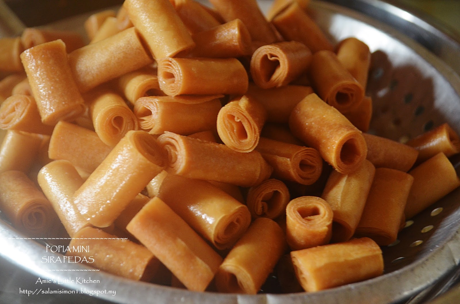 Popia Mini Sira Pedas - Amie's Little Kitchen