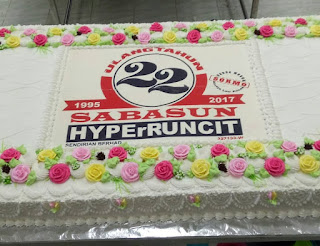 ZIQ BAKERY & CAKE: KEK BESAR GEDABAK SABASUN