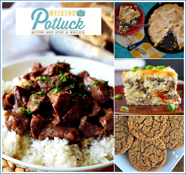 Instant Pot Beef Tips at Weekend Potluck #299 — Mommy's Kitchen
