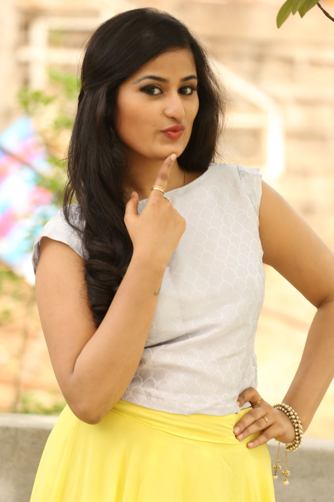 Ankitha glamorous at Undha Ledha launch