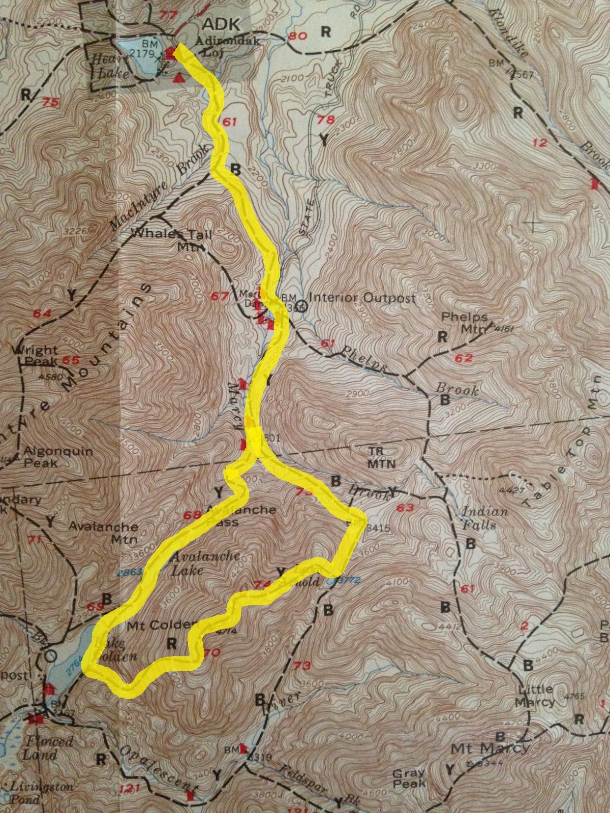 Into the Sky Hole: Mount Colden, August 19, 2016, Eastern High Peaks ...