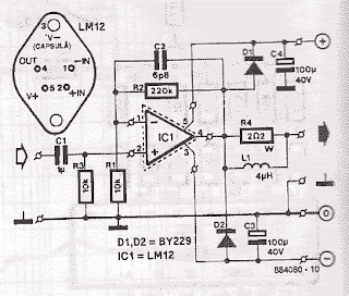 150W LM12 based audio amplifier circuit with explanation | Electronic ...