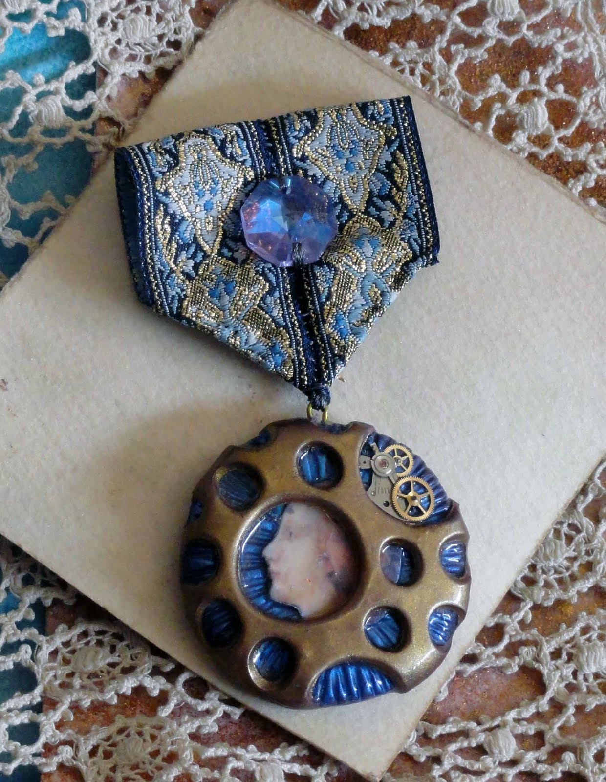 Glory Hound designs: Faux Enamel Tutorial One Polymer Clay