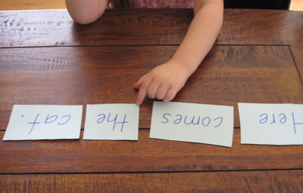 Learning to Write Sentences in Kindergarten | From the Pond