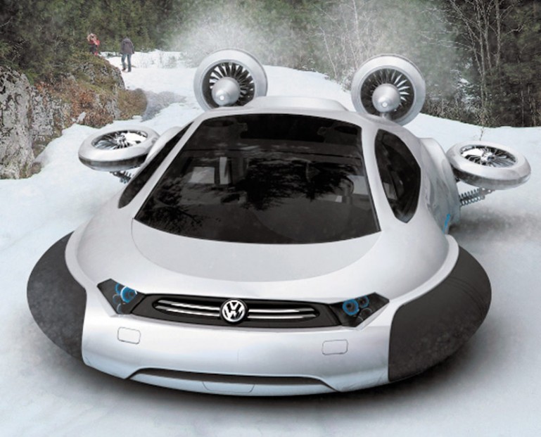 Blue Cheese Nation: Volkswagen Aqua Concept Car Design, Finally The Future!