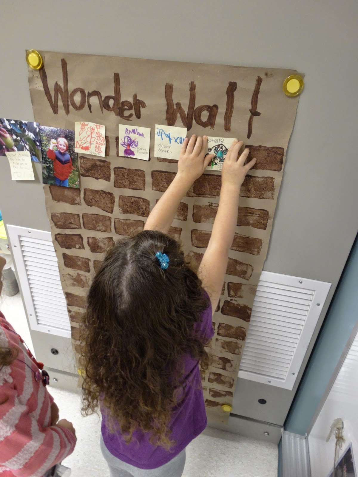 Thinking and Learning in Kindergarten: Wonder Wall