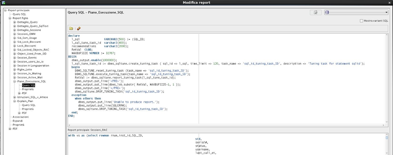 ELCARO: ORACLE SQLDEVELOPER - Query Master e Figli ELCARO: ORACLE SQLDEVELOPER - Query Master e Figli