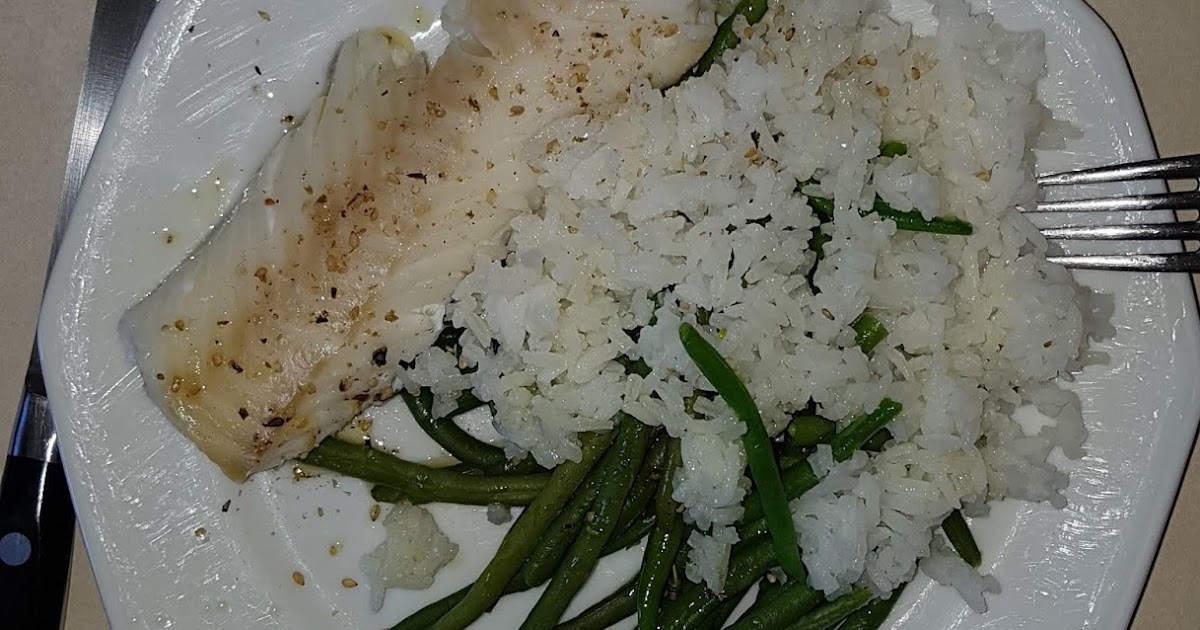 La Cuisine de Mumu: Poisson / riz / haricots verts