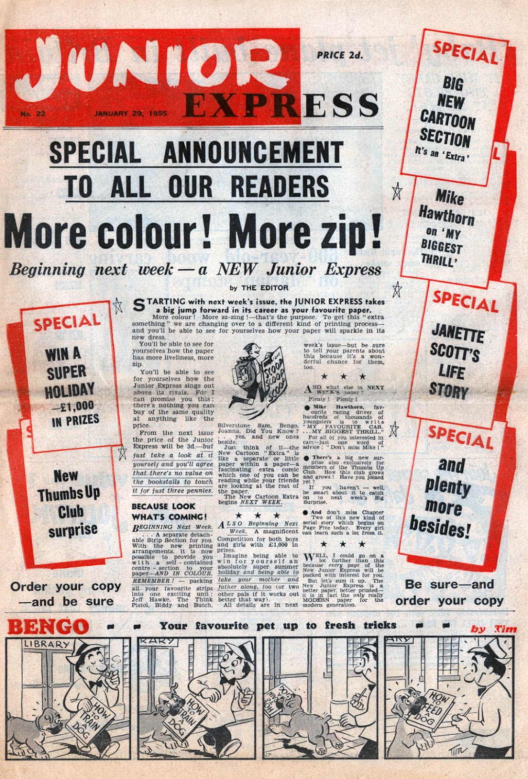 BLIMEY! The Blog of British Comics: JUNIOR EXPRESS