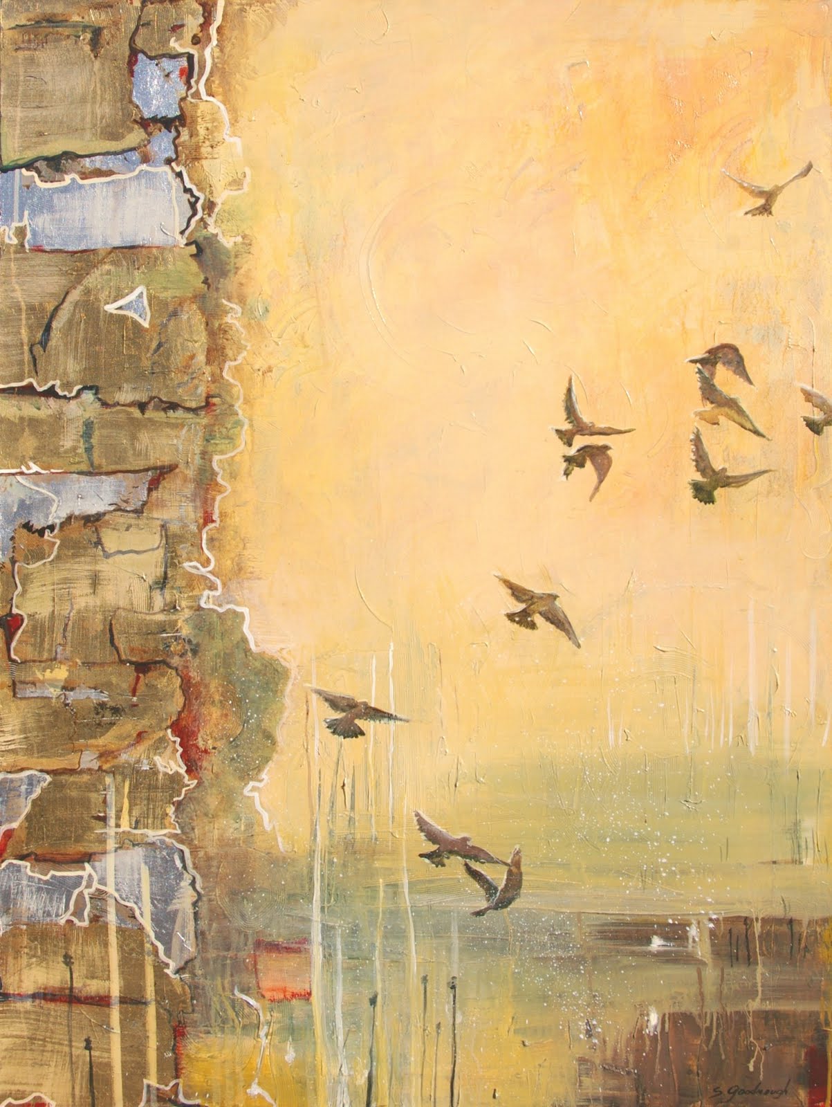 Sarah Goodnough - Celebrate Life Through Art: Birds in Flight Paintings