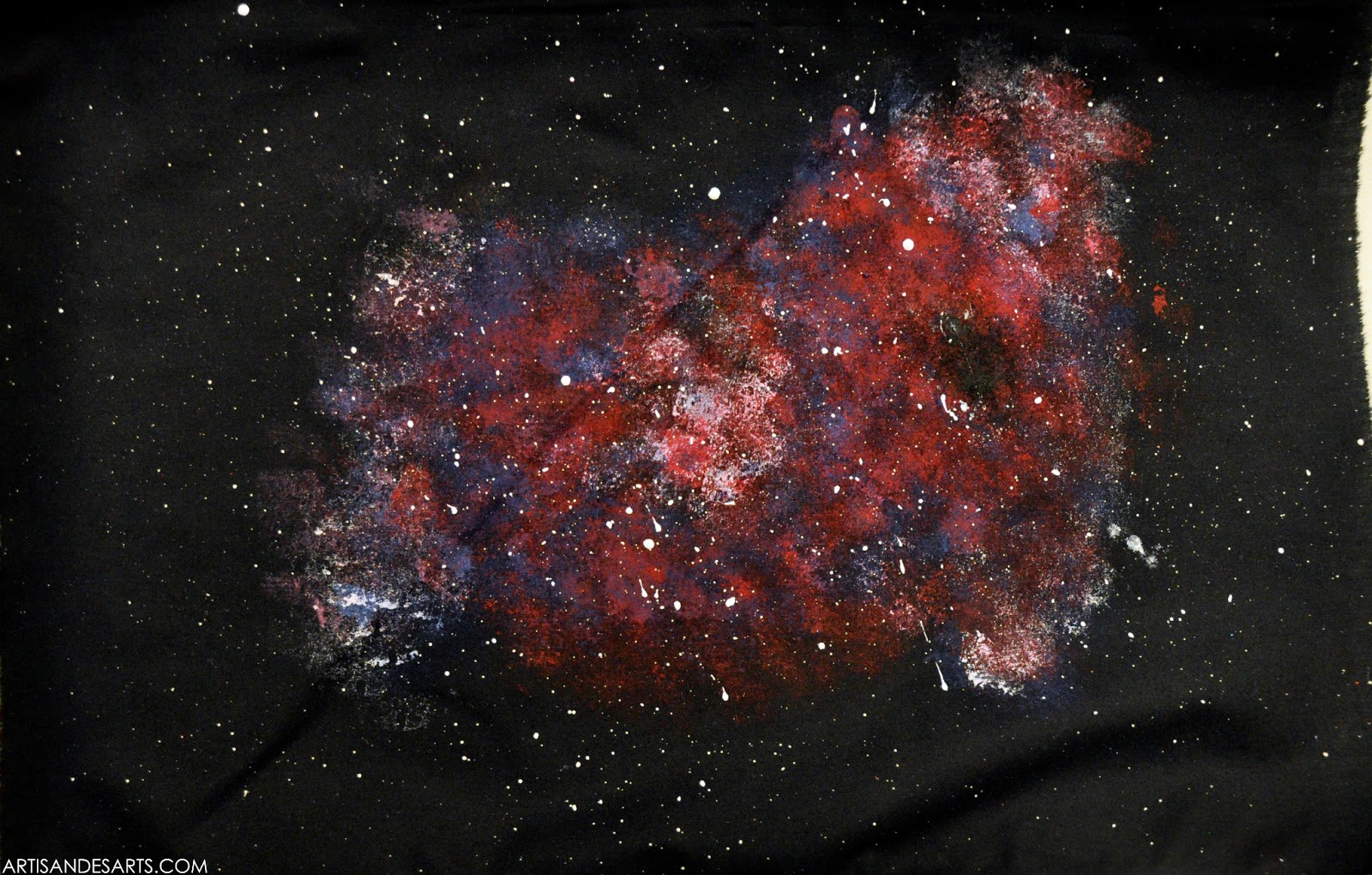 artisan des arts: Outer space nebula/galaxy paintings - grade 6 ...