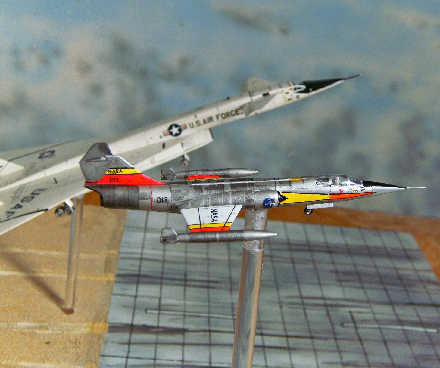 Happyscale-Modellbau: North American XB-70 Valkyrie & Lockheed F-104N ...