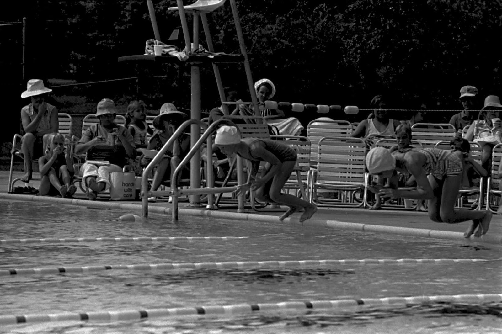 Bowie Living: Swim Meet at Belair Swim & Racquet, Summer, 1973