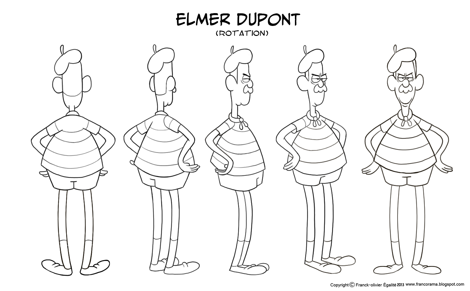 Franco's Blog: Character Design Assignment One: Gravity Falls Franco's Blog: Character Design Assignment One: Gravity Falls