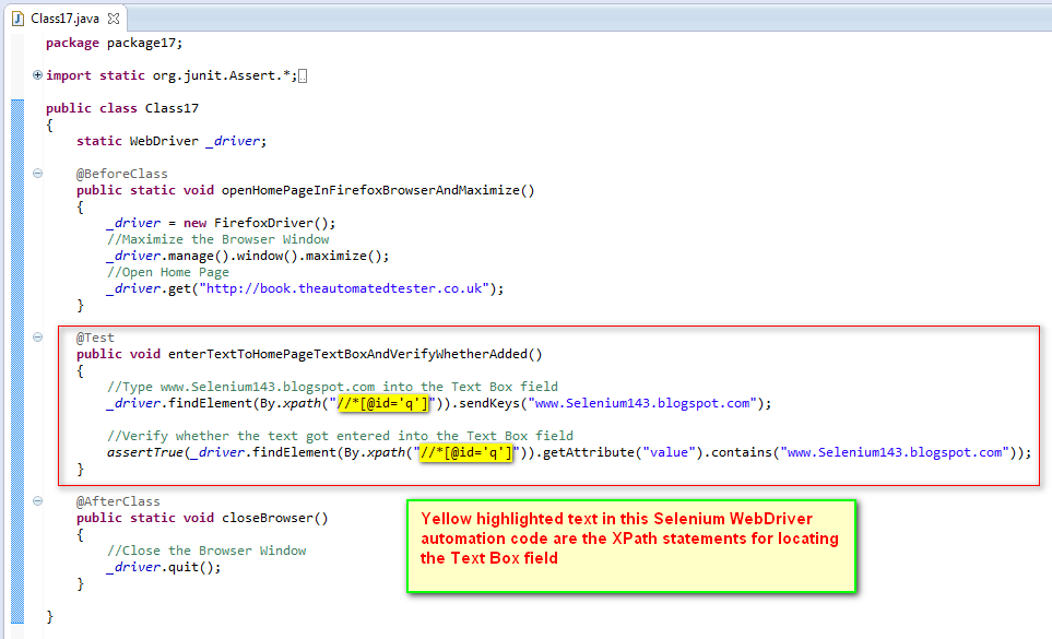 Selenium-By-Arun: 350. Typing the Text into Text box by Locating the ... Selenium-By-Arun: 350. Typing the Text into Text box by Locating the ...