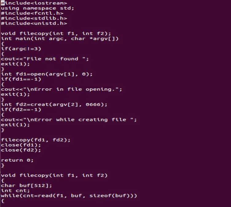Du Cs Lectures A Program To Copy Files Using System Calls