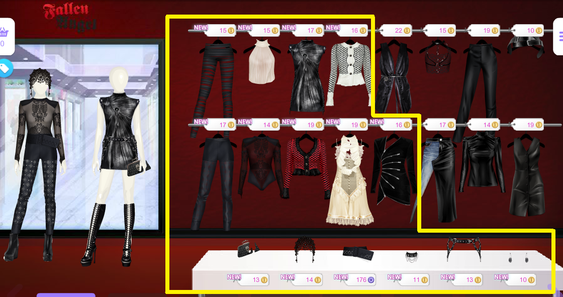 NEW FALLEN ANGEL ITEMS (WINNERS ANNOUNCED) | Stardoll's Most Wanted...