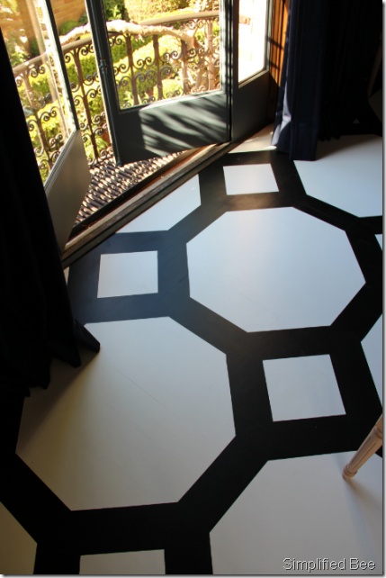 a perfect gray: the cool look of black and white floors