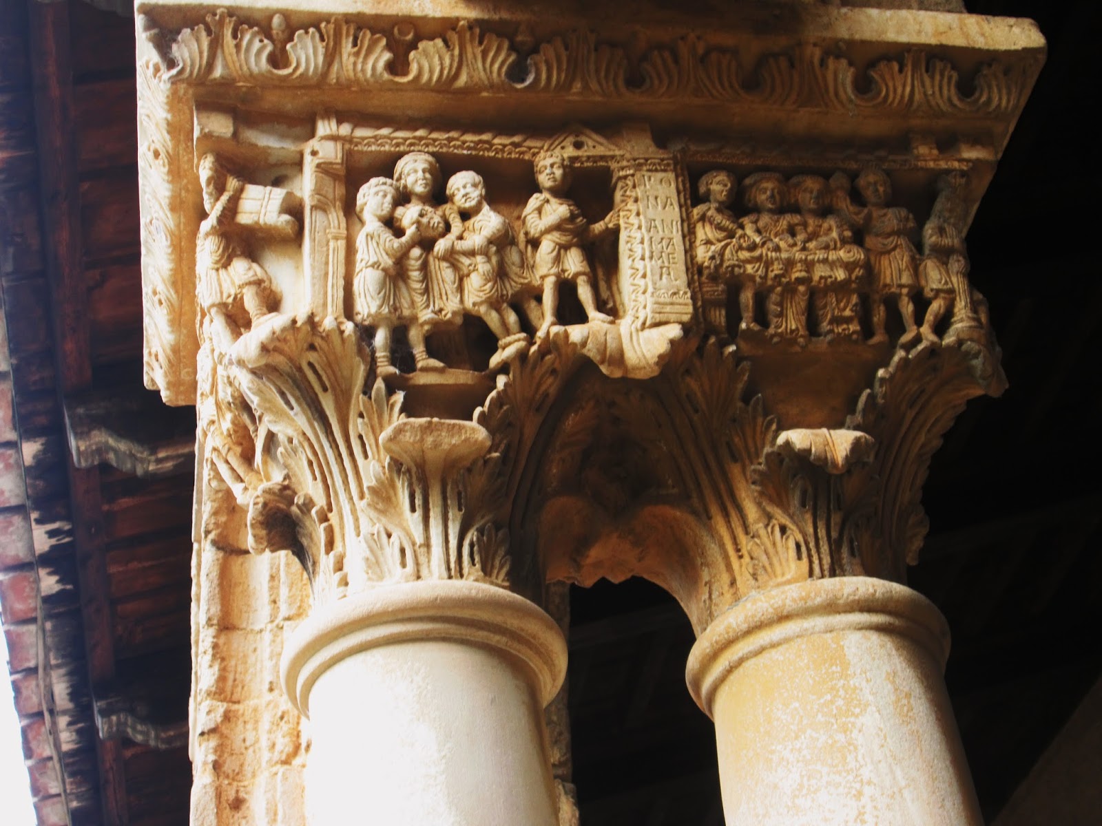 MONREALE, L'INFORMAZIONE CULTURALE: CHIOSTRO, i Capitelli