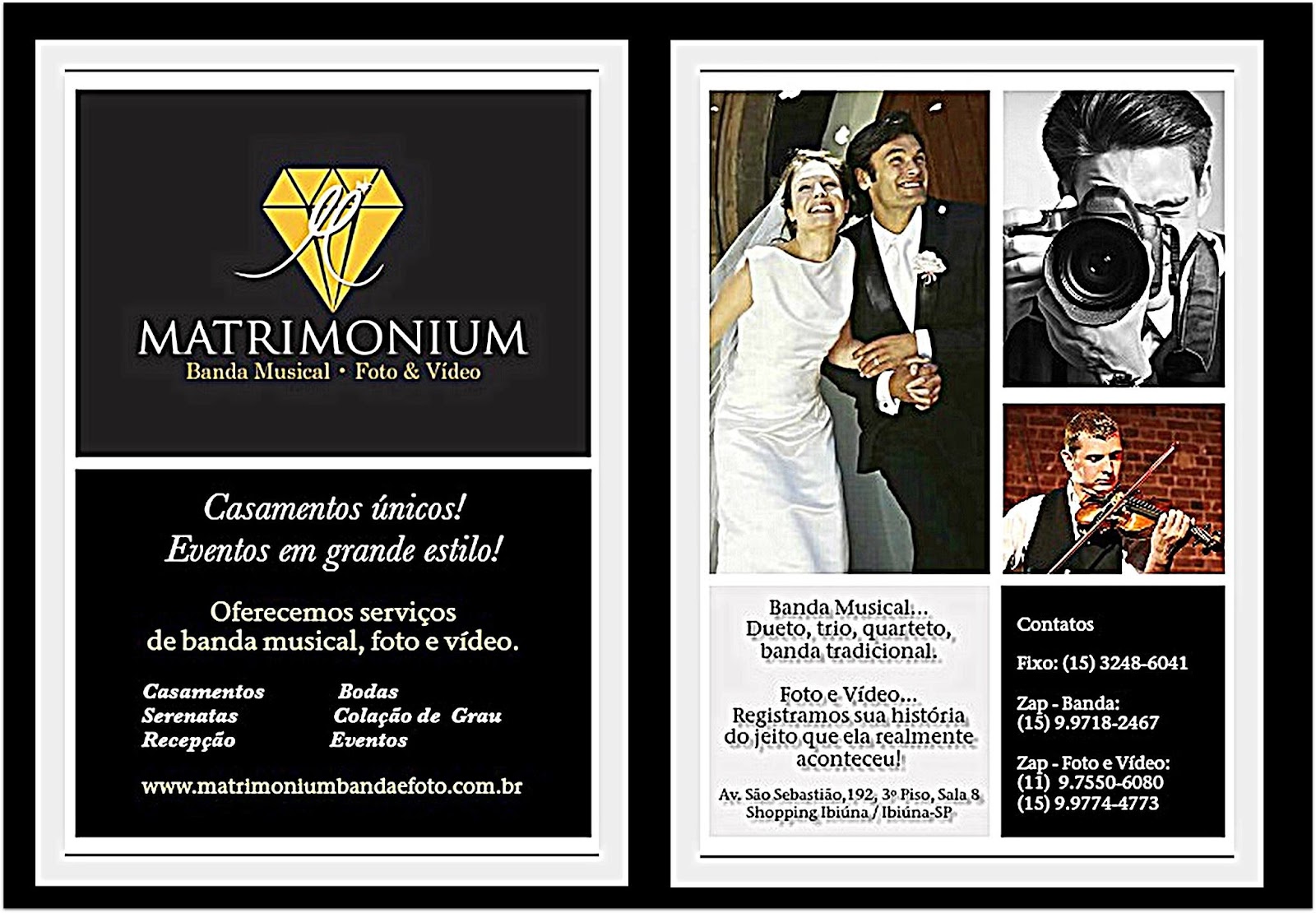 Matrimonium Banda Musical - Foto e Vídeo