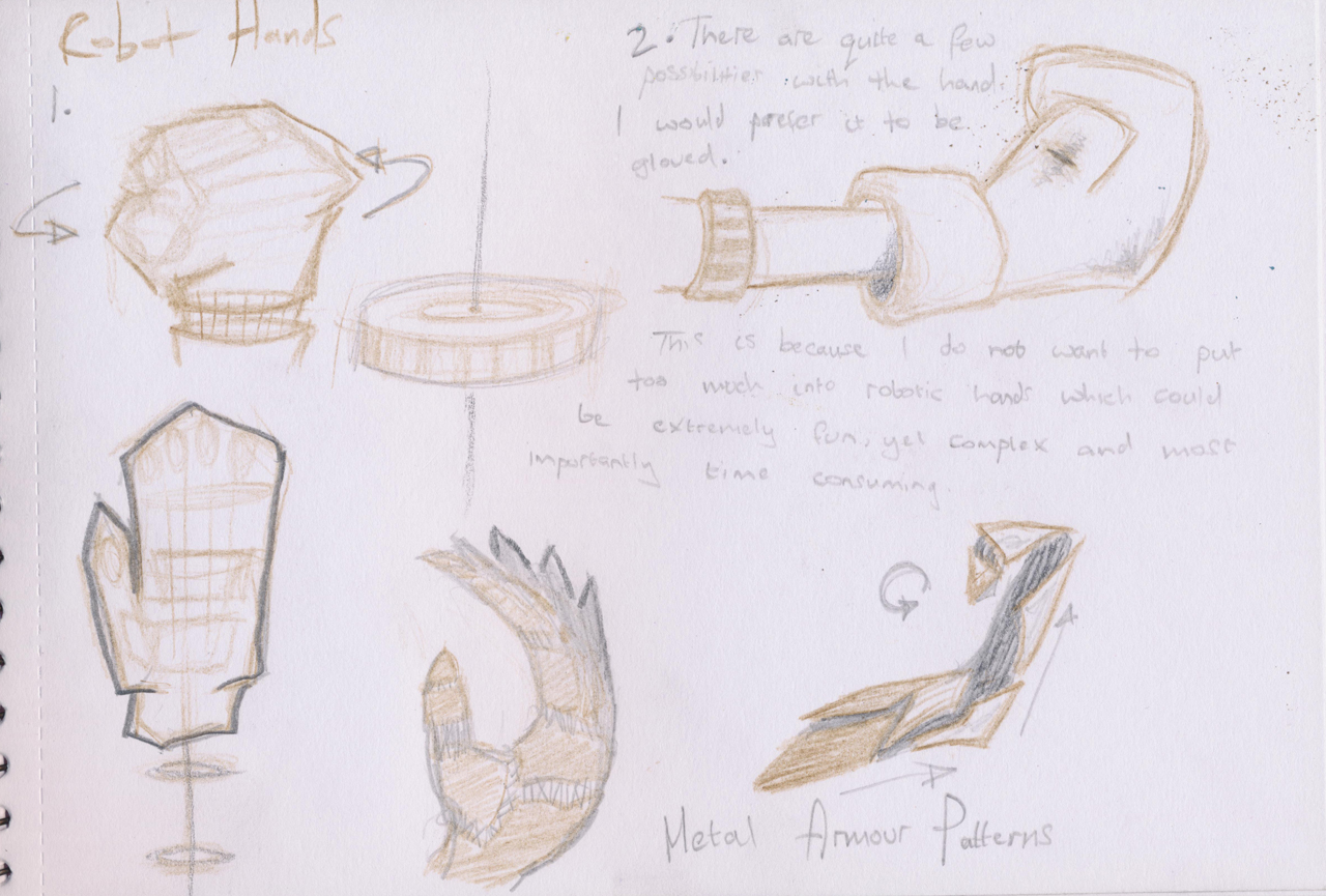 Funny Foibles: Character Development - Robot - Arm