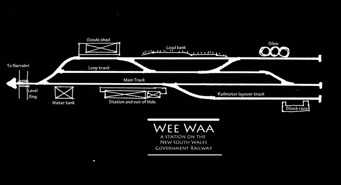 North of Narrabri: Wee Waa: a country branchline station