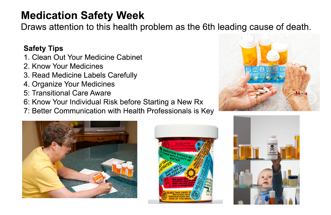Dietitians Online Blog: Medication Safety Week