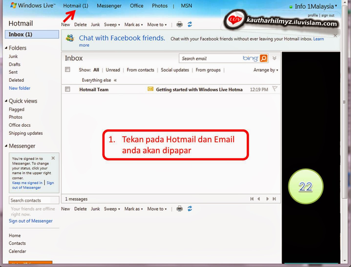 Buat Email @1Malaysia Dengan Domain Sendiri Secara PERCUMA!!!