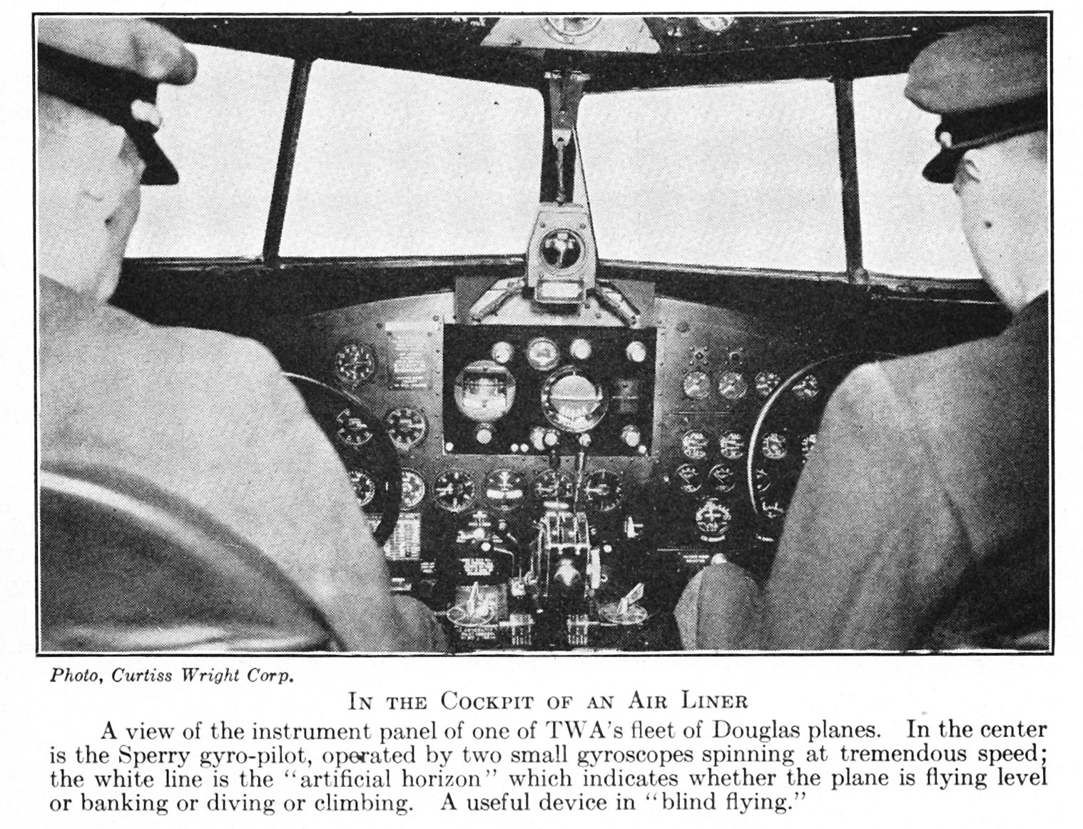Progress is fine, but it's gone on for too long.: 1936 Douglas cockpit