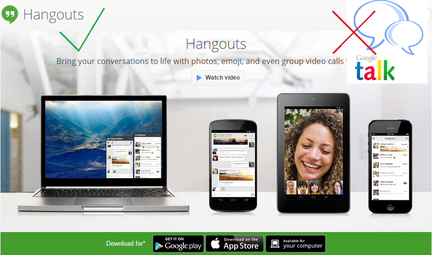Google Gtalk Will Be Replaced With Hangouts On February 16 | Poketors ...