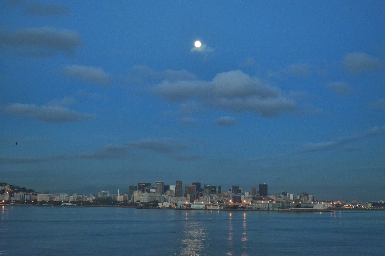 Rio de Janeiro, Brazil: Moon Over Rio