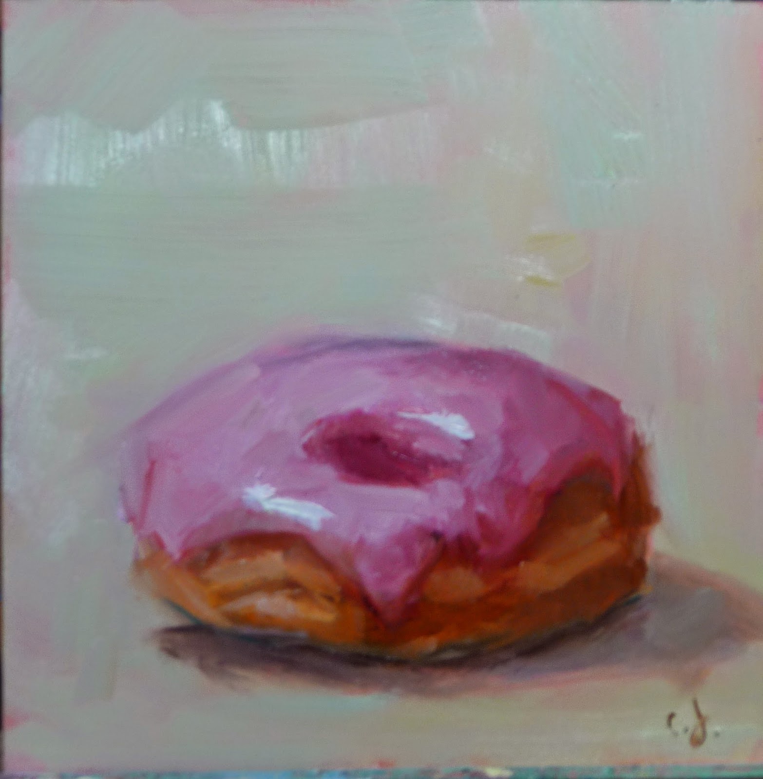 Carol Josefiak Painting a Day: Happy National Donut Day