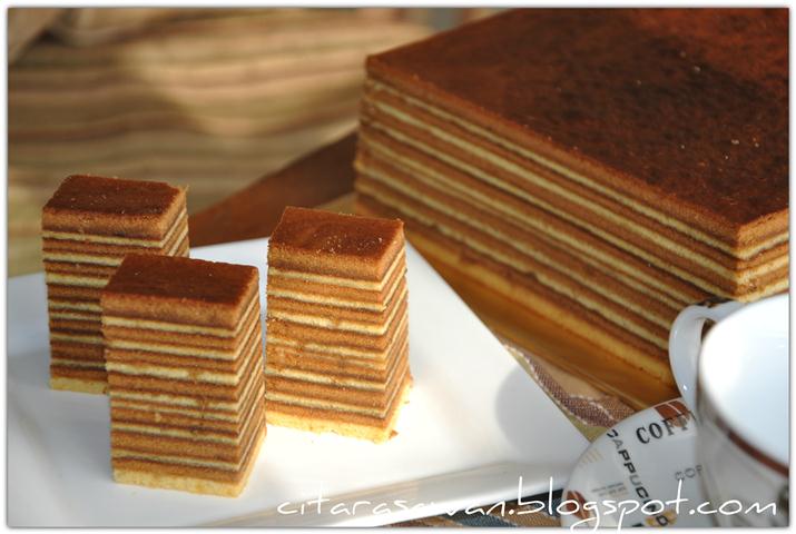 Kek Lapis Kopi / Coffee Layer Cake ~ Must Read!