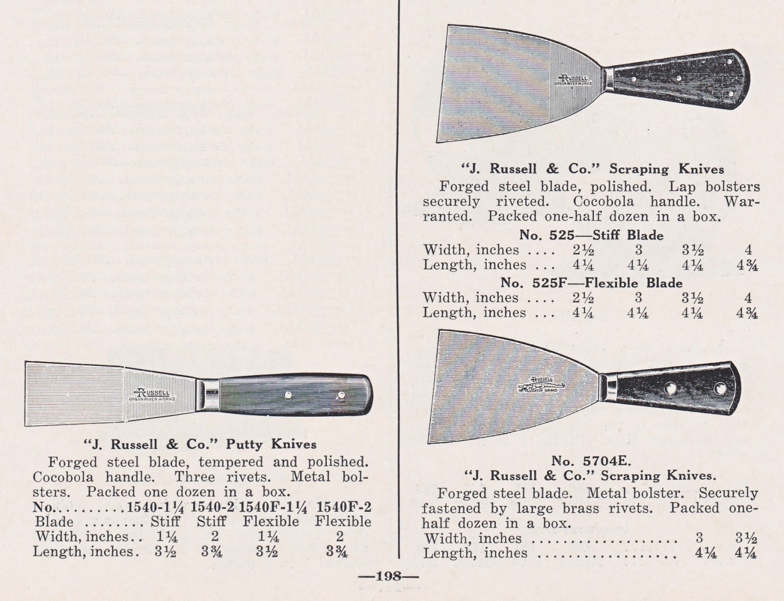 Trowel and Masonry Tool Collector Resource : Russell Green River Works ...