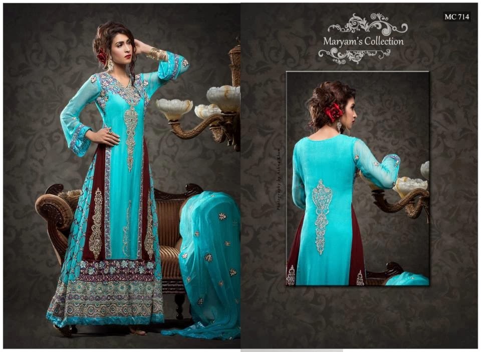 Latest Fancy Embroidered Dress Collection 2013-14 | Wedding Wear Fancy ...