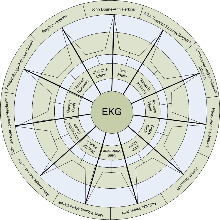 Origin Hunters - Genetic Genealogist: The Connection Wheel: Displaying ...